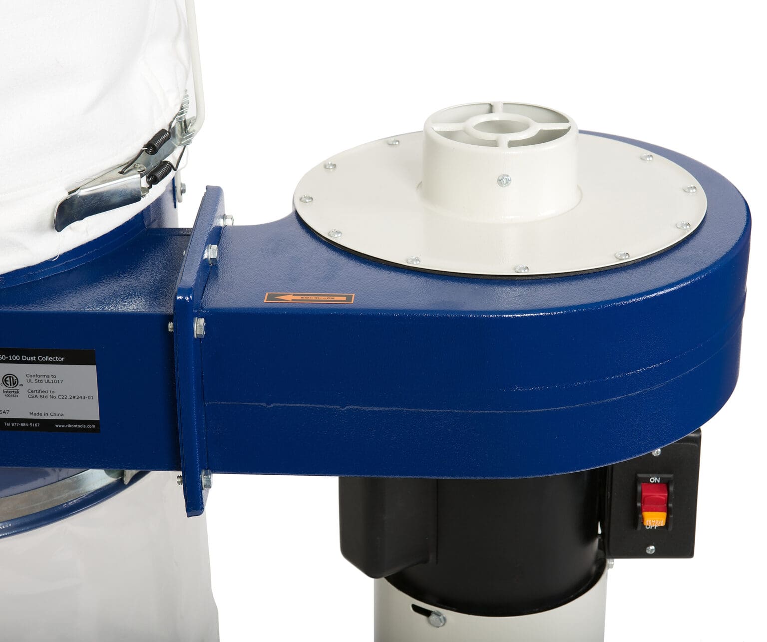 Model 60-100: 1 HP Dust Collector - Rikon Power Tools