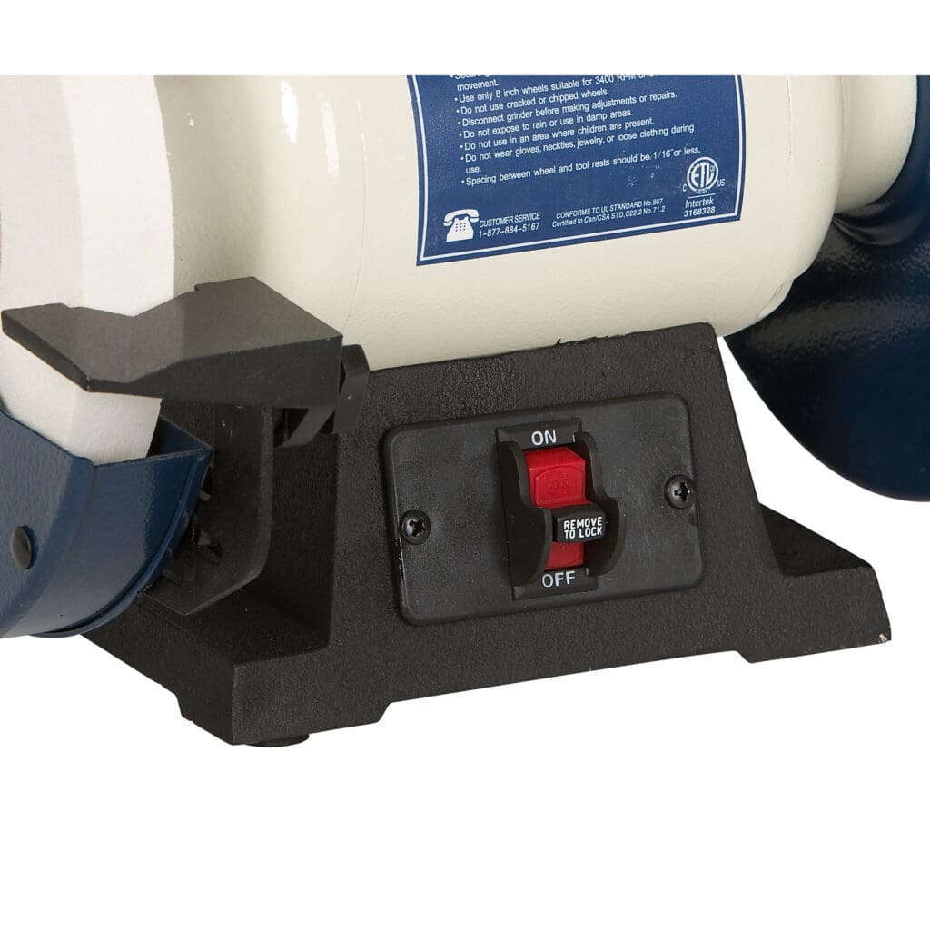 Model 80-805: 8" Low Speed Grinder - Rikon Power Tools