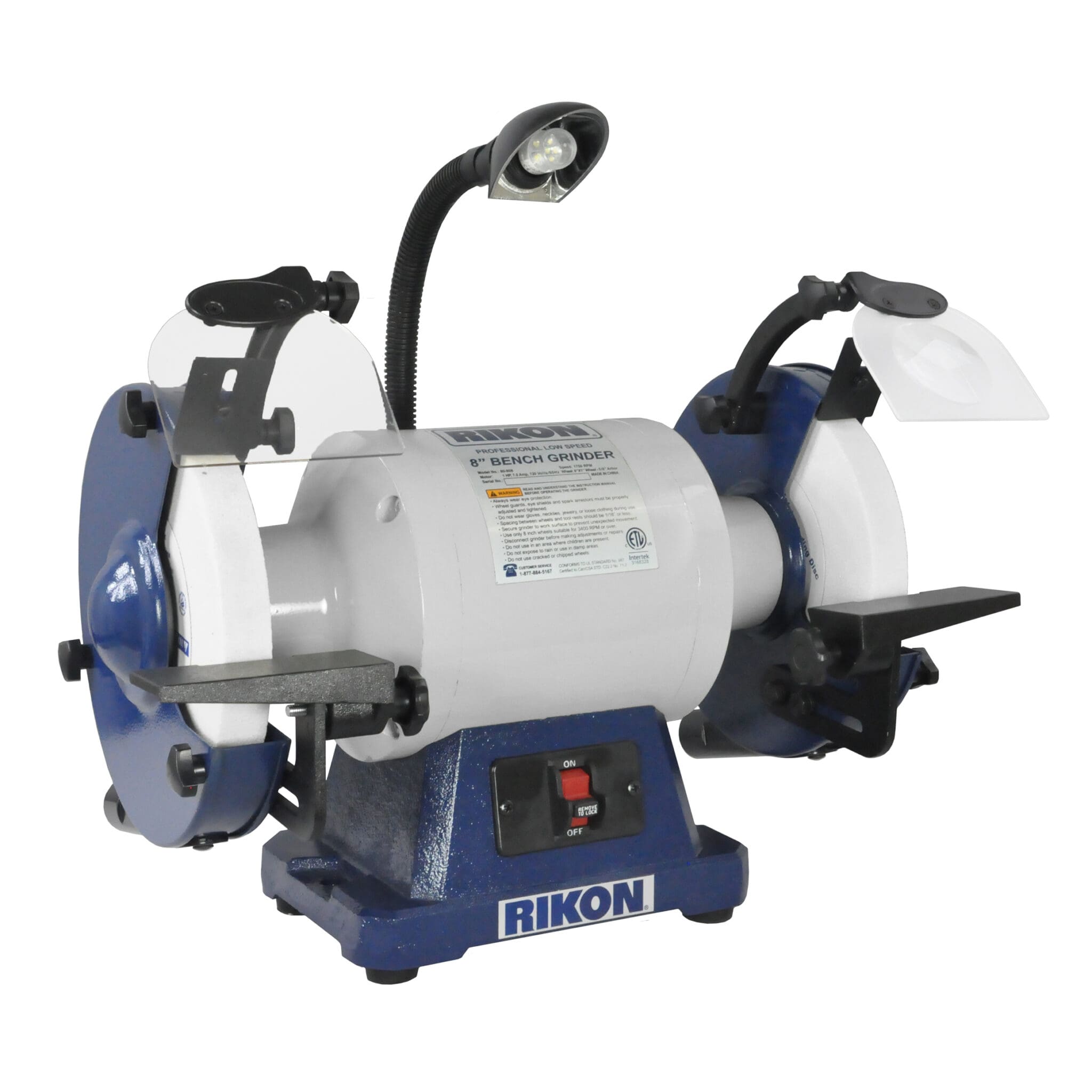 Model 80-805: 8" Low Speed Grinder - Rikon Power Tools