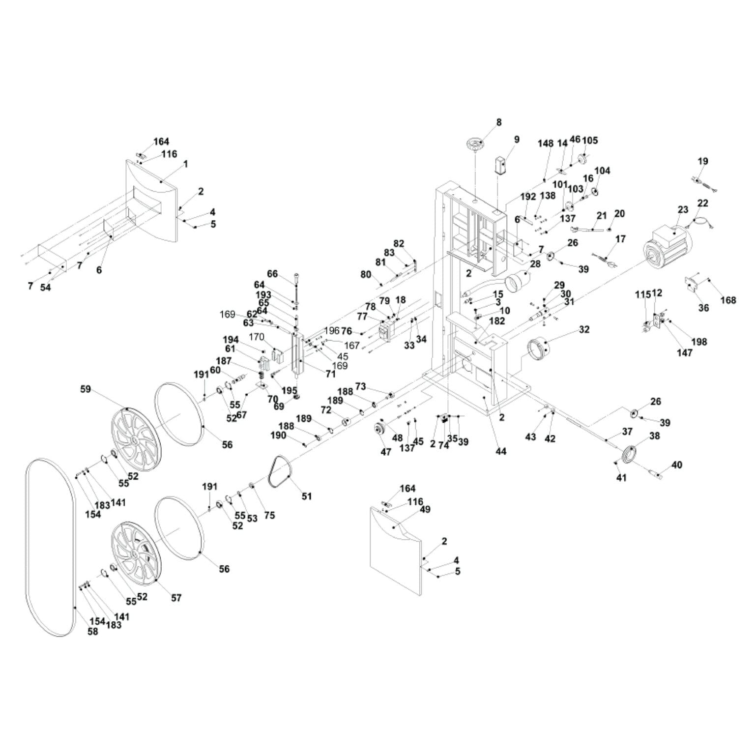 Model 10-325: 14” Deluxe Woodworking Bandsaw - Rikon Power Tools