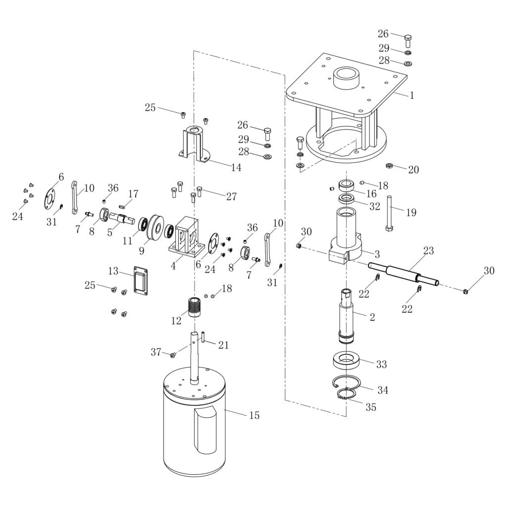 Model 50-300: Oscillating Spindle Sander Parts - Rikon Power Tools