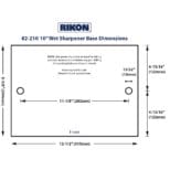 82-210: 10” Wet Sharpener - Variable Speed - Rikon Power Tools